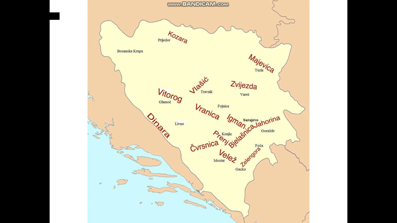 Planine u Bosni i Hercegovini - YouTube