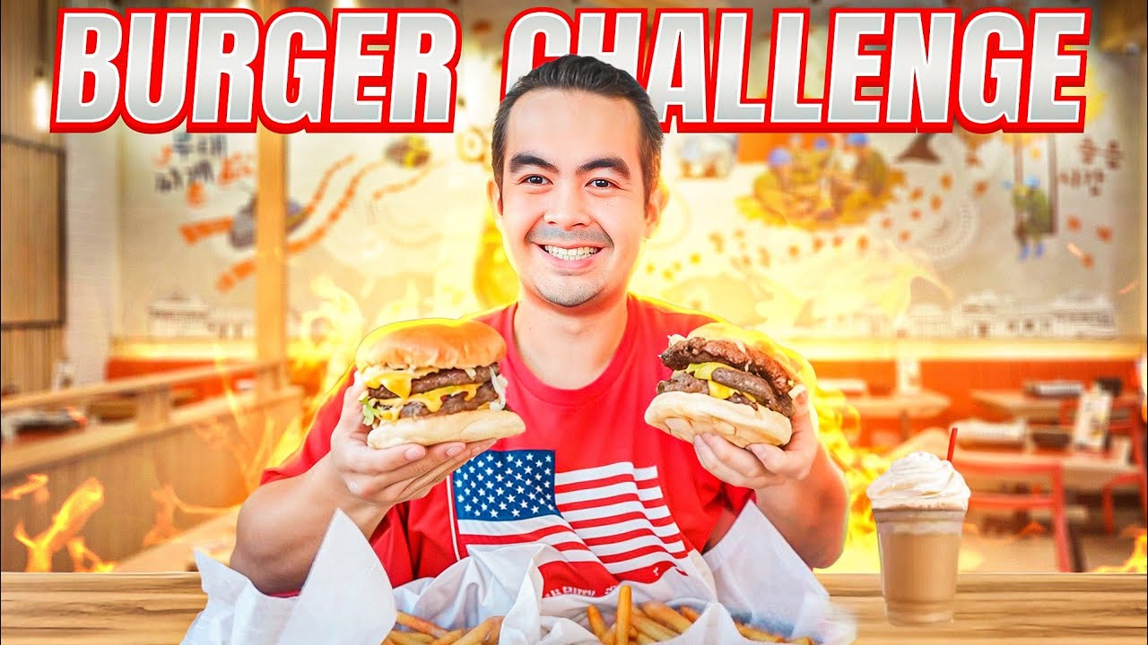Epic Burger Food Challenge (Epic Cheat Meal) - YouTube