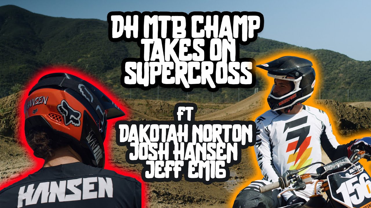 Teaching Pro MTB Athlete Dakota Norton How to Ride Supercross - YouTube