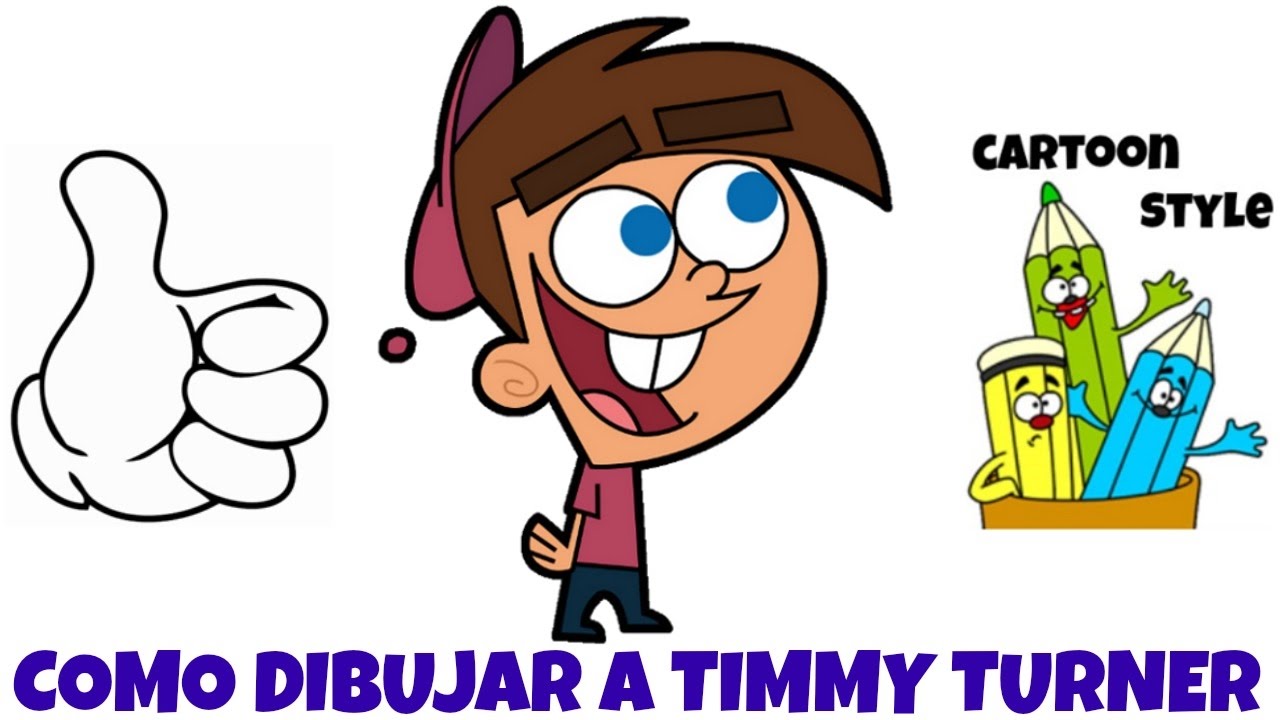 Como Dibujar a Timmy Turner - How to Draw Timmy Turner - Cartoon Style ...