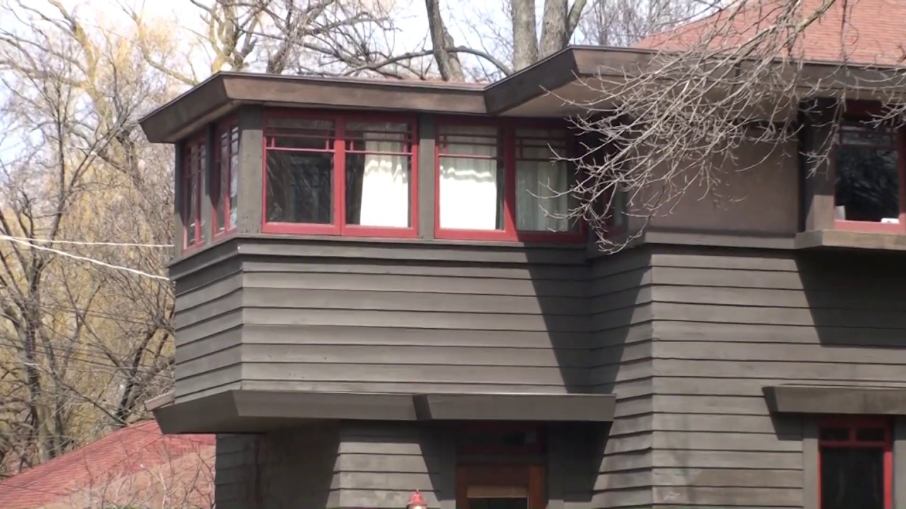 Oak Park Prairie School House Walk, Two On Iowa - YouTube