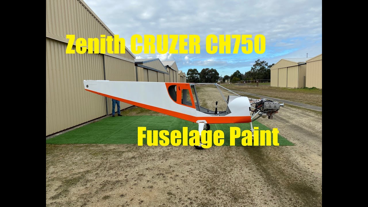 Zenith CH750 Cruzer Fuselage Paint Complete - YouTube