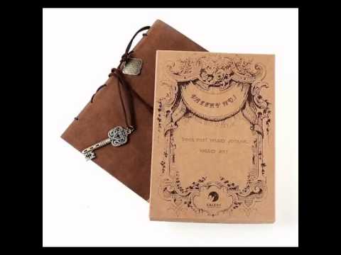 Valery®vintage Key String Classic Leather Notebook Diary Journal Daily ...