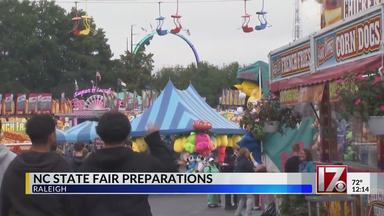 NC State Fair previews new rides during October prep - YouTube