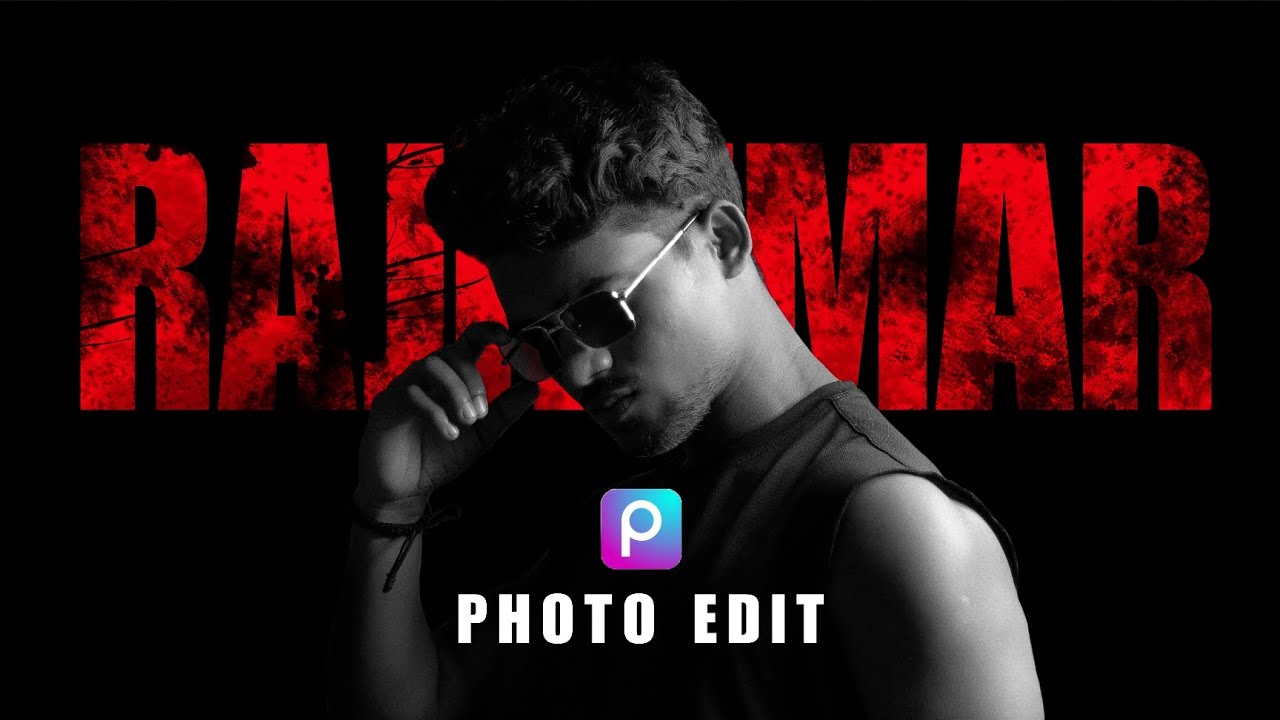 Dusty Texture Text Photo Edit In PicsArt || PicsArt photo edit ...