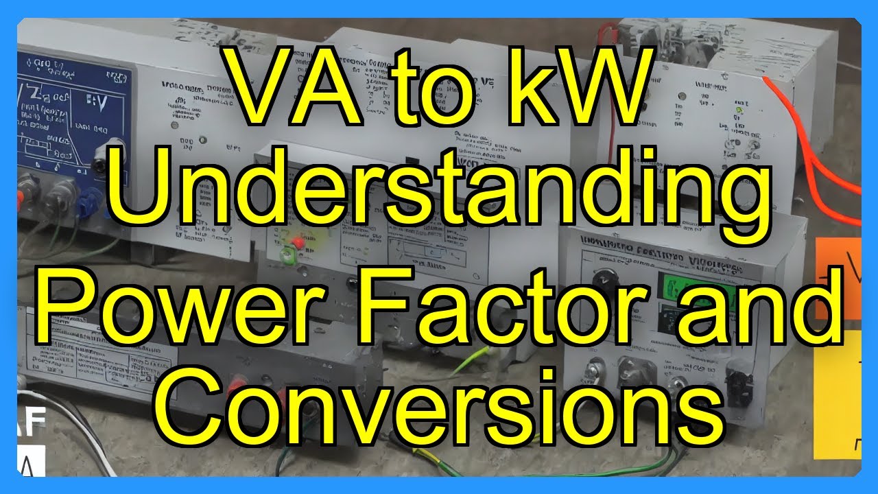 VA to kW Understanding Power Factor and Conversions - YouTube