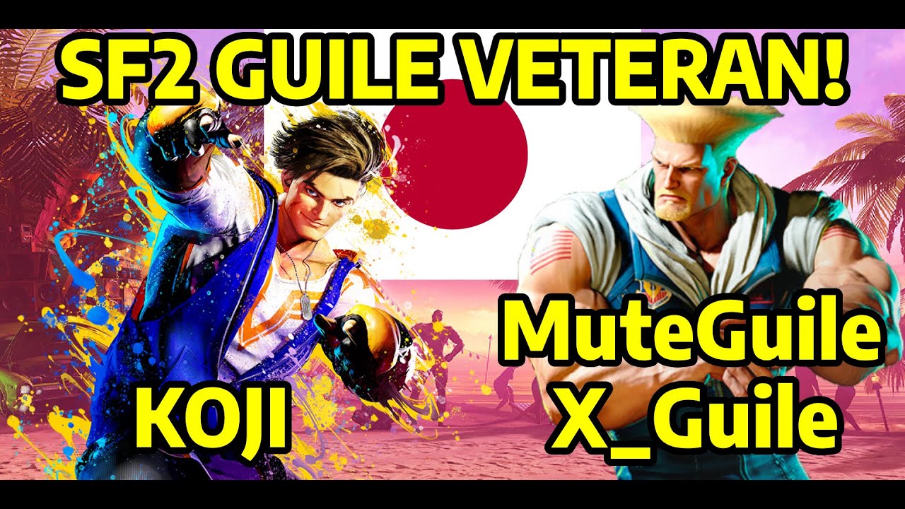 🌀 Street Fighter 6 KOJI (LUKE) VS X_Guile ムテガイル (GUILE ガイル) 4K Master Ranks 🌀 - YouTube