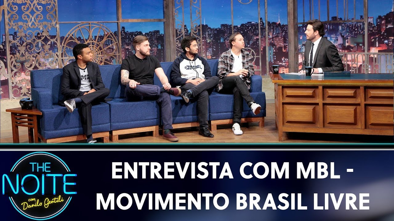 Entrevista com MBL - Movimento Brasil Livre | The Noite (30/08/19 ...