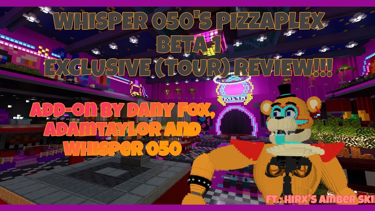 【MCBE】PIZZAPLEX Map by @whisper_050 Exclusive Review!! - YouTube