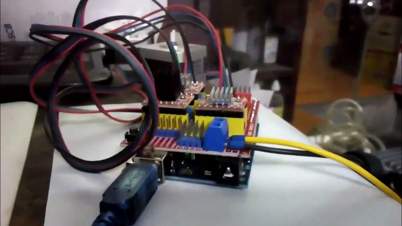 Universal Gcode Sender Controls Steppers Via Arduino With Grbl - YouTube