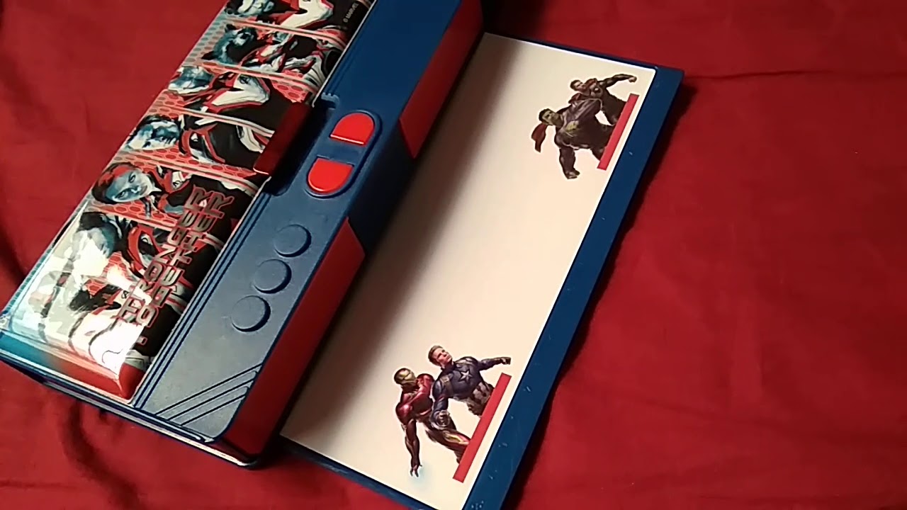 Unboxing avengers end game pencil box - YouTube