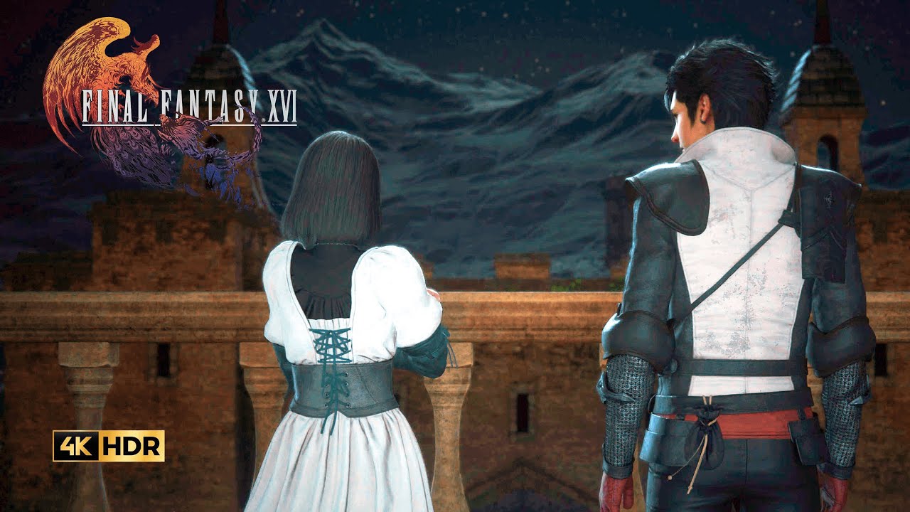 [4K HDR]Clive And Jill Moonlit Balcony Scene | FINAL FANTASY XVI - YouTube