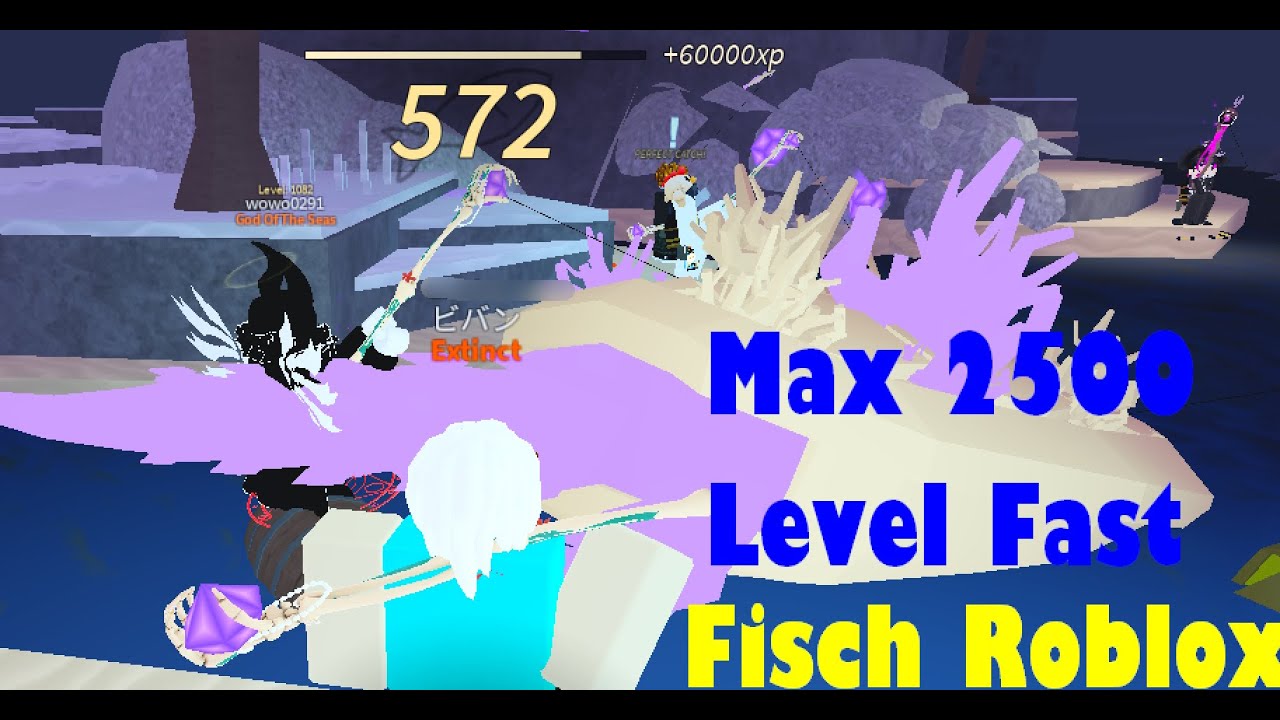 Fisch Roblox: Level 0 to MAX LEVEL 2500 in RECORD TIME! Fisch - YouTube