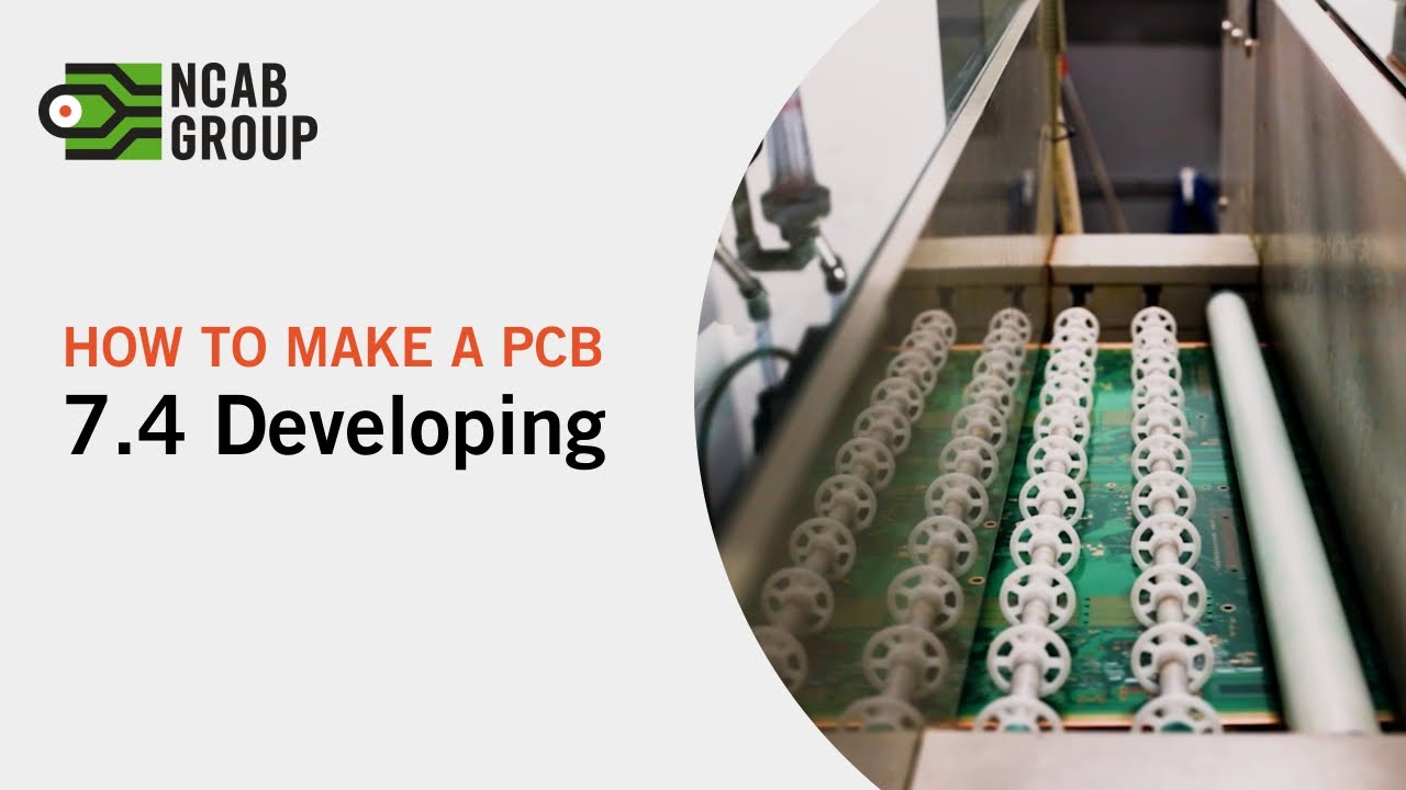 Soldermask Developing | How to make a PCB step 7.4 - YouTube