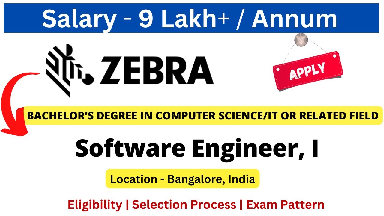 Zebra Off Campus Drive for Experience 1-2 YOE | 2022/2023/2024 ...