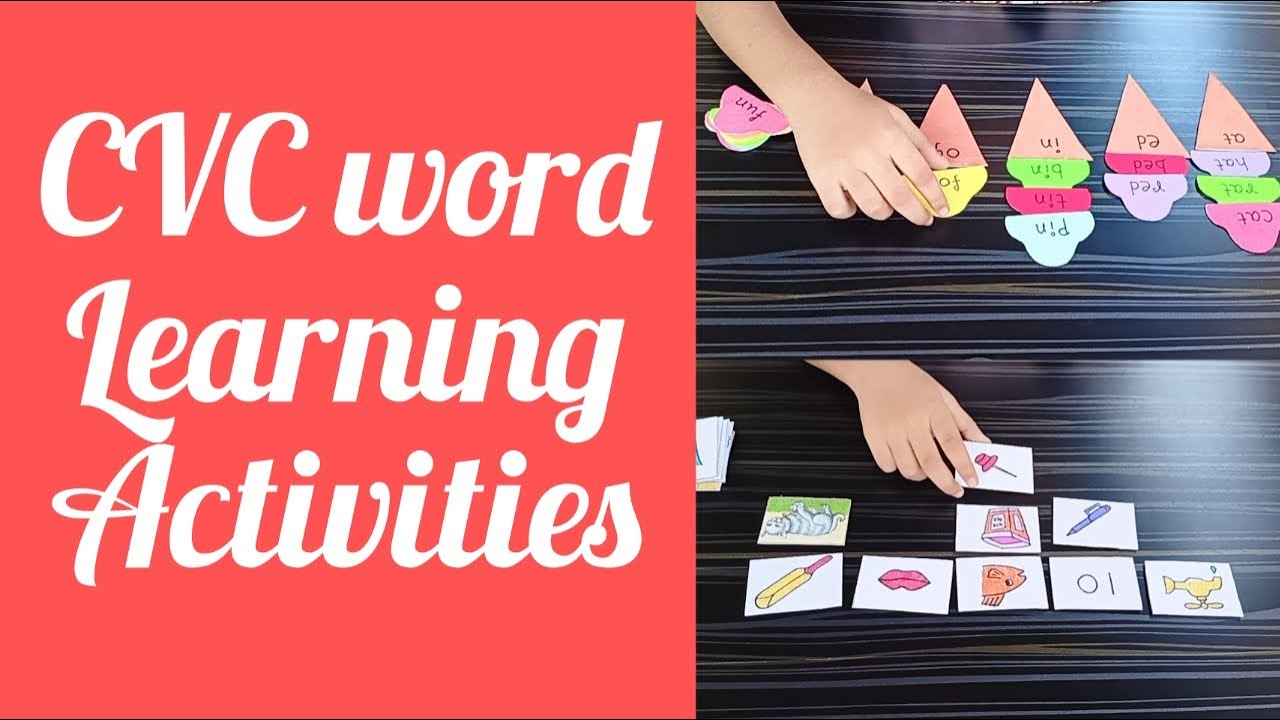CVC word Learning Activities for preschoolers || - YouTube