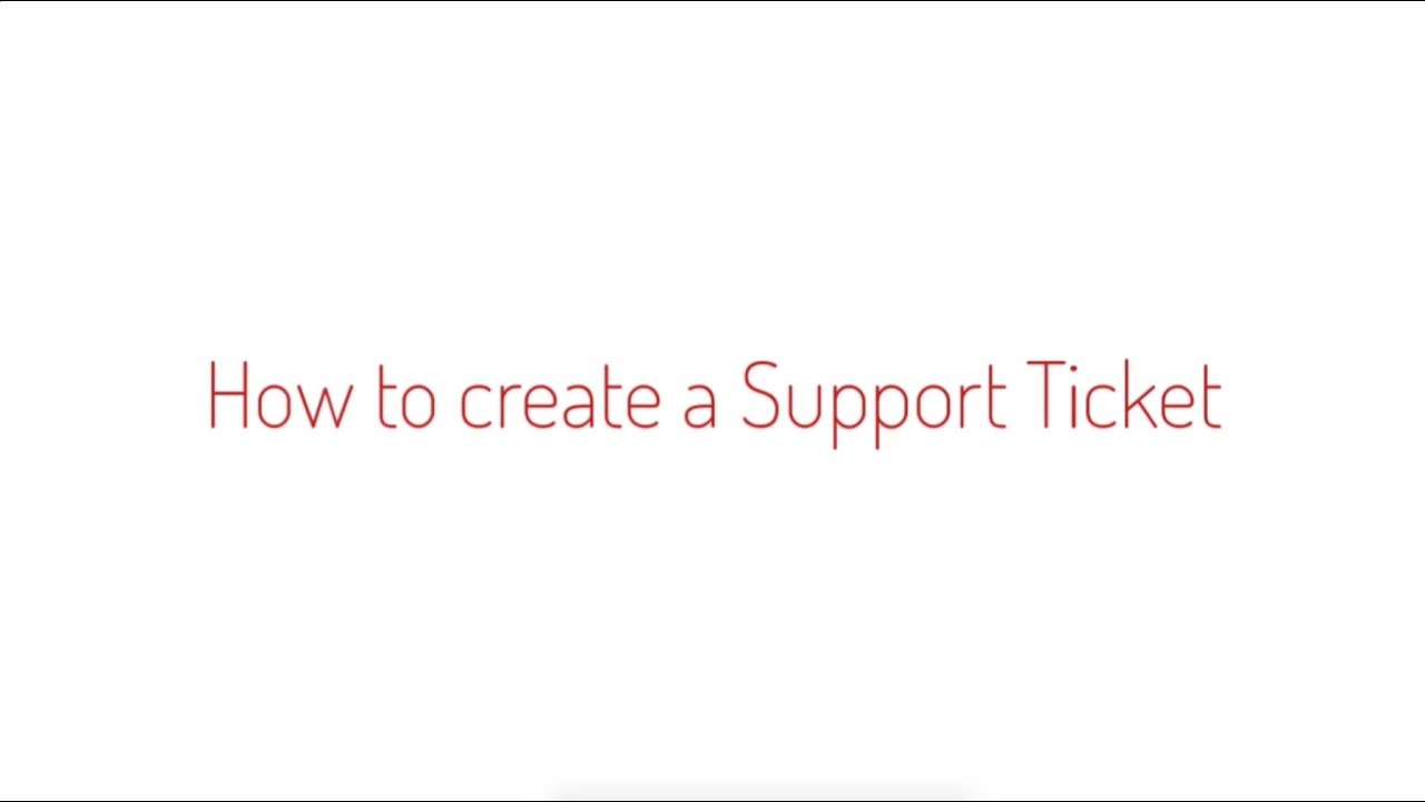 Learner: How to create a Support Ticket - YouTube