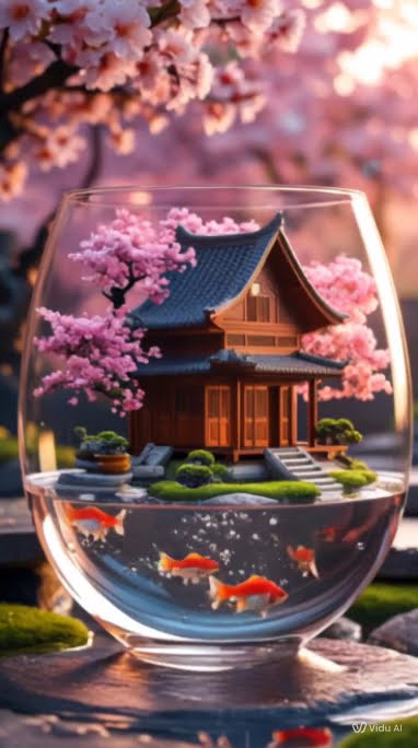 A Dream Inside a Glass: Miniature Zen World in Bloom - YouTube