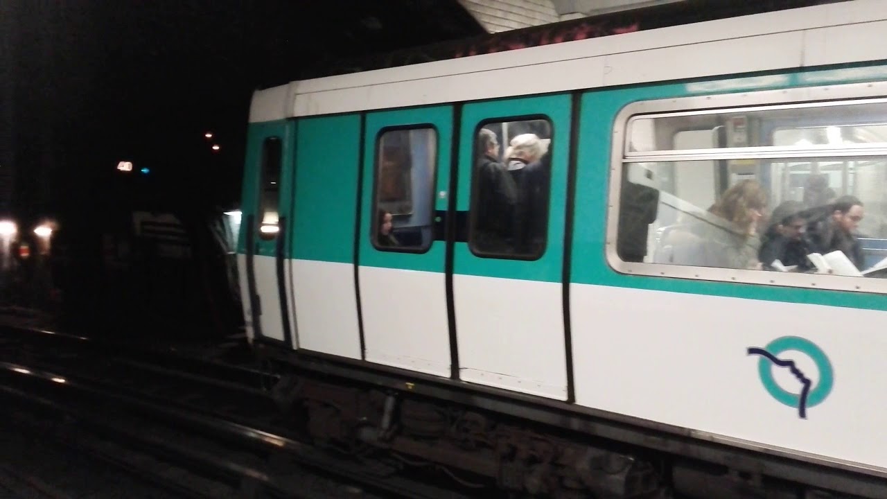 (PARIS) MF77 M7 - Gare de l'Est (RATP) - YouTube