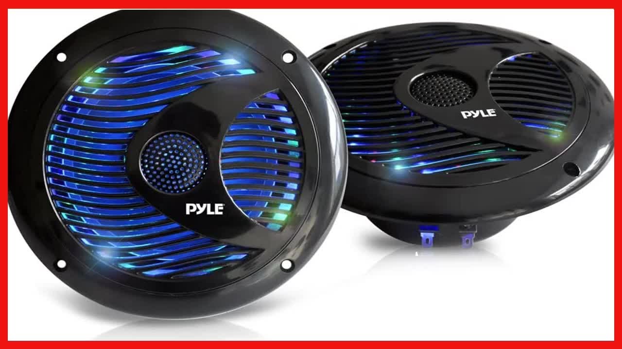 6 5'' Dual Marine Speakers IP44 Waterproof and Weather Resistant ...