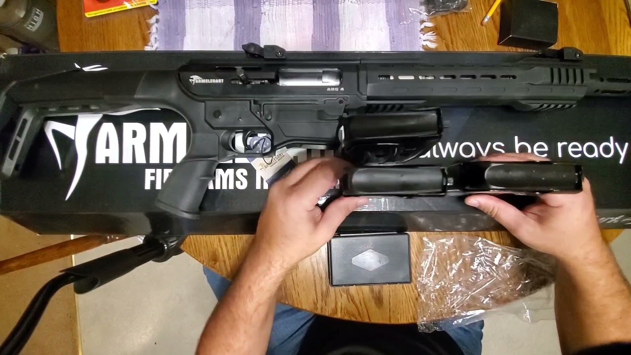 Armelegant ANG-4 12 Gauge AR Shotgun and Rock Island Armory VR 60 AR 12 ...