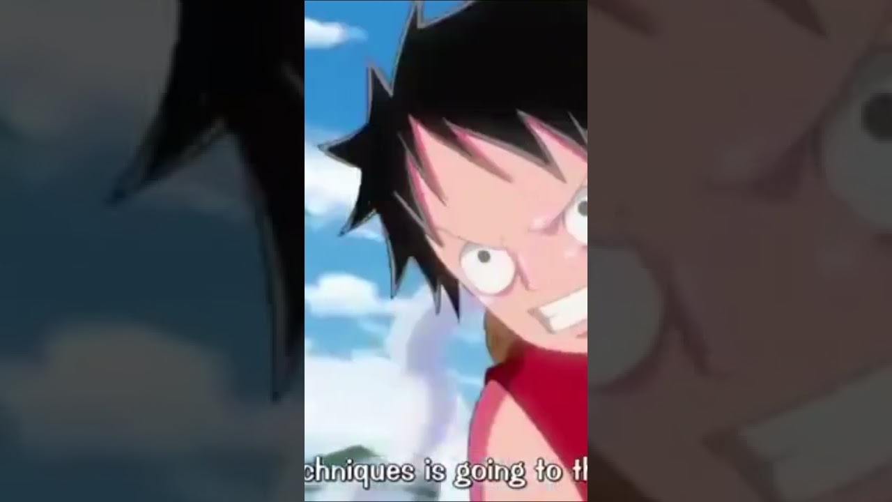The hype when luffy first used gear second. - YouTube