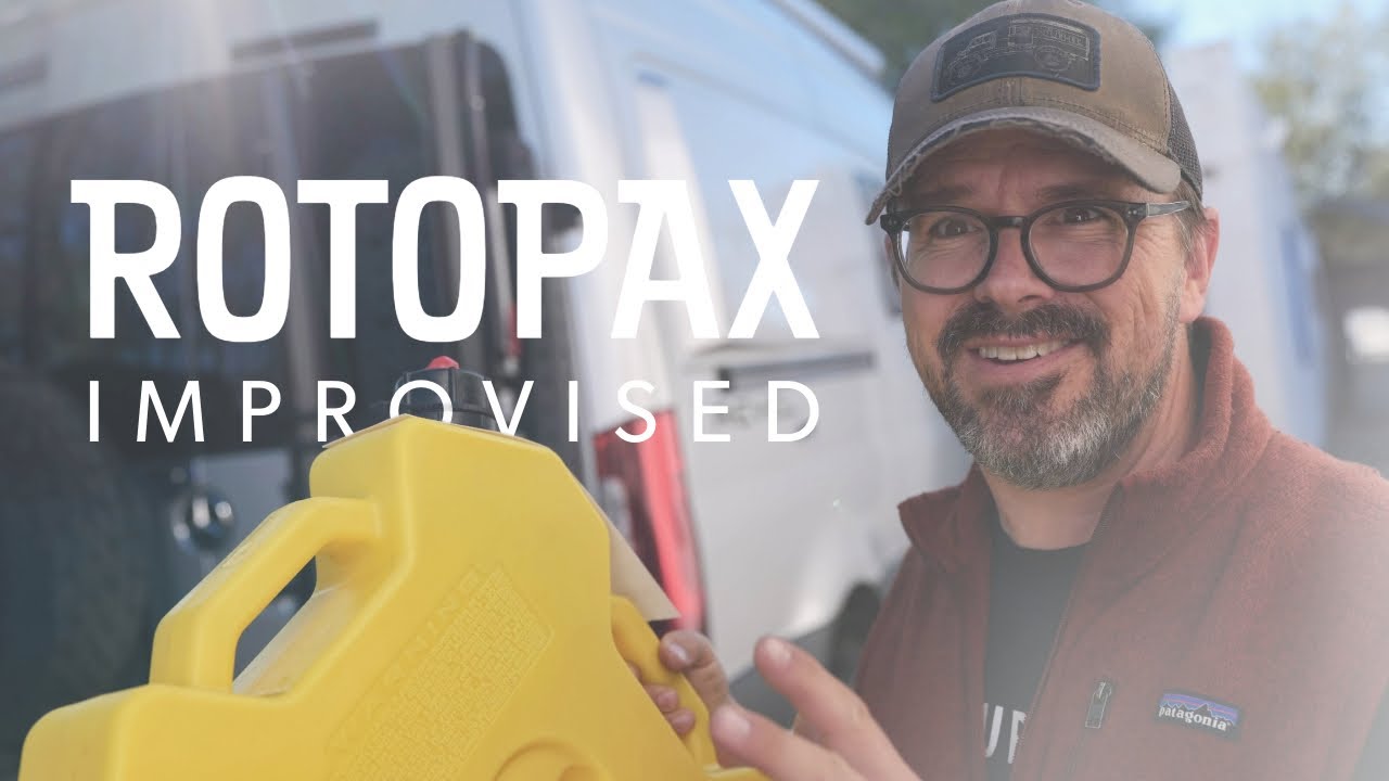 Improvised Rotopax Mount with Inanimate HDPE Rod - YouTube