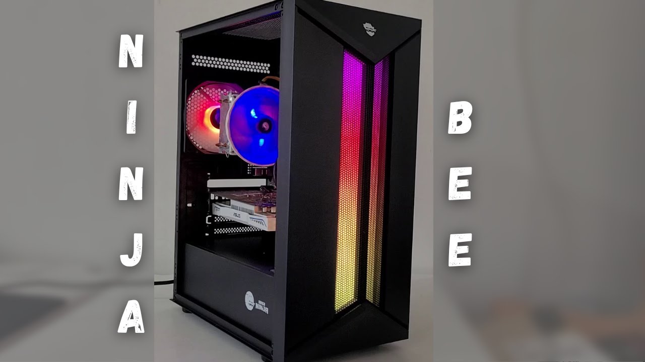 Gabinete Gamer Lançamento ARGB Super Barato - Ninja Bee - YouTube