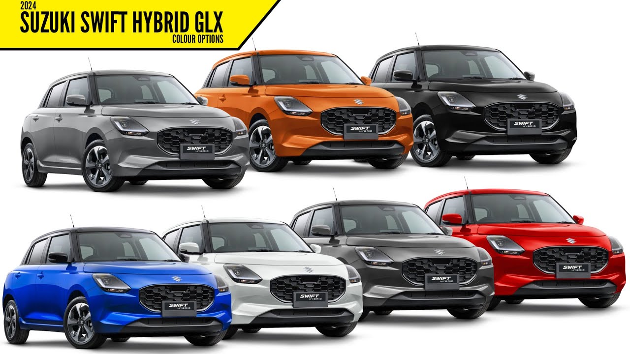 2024 Swift Hybrid GLX – All Color Options - (AU-spec) – Images ...