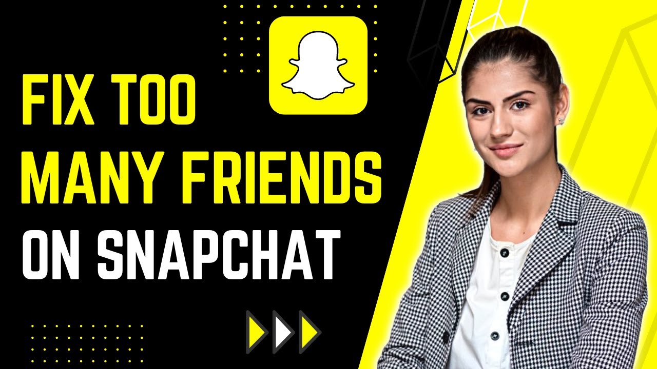 How to Fix Too Many Friends on Snapchat! (2023) - YouTube
