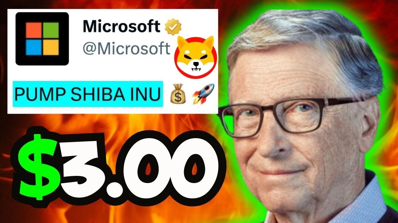SHIB NEWS !! HUGE: MICROSOFT GENIUS PLAN TO TURN SHIBA INU INTO A $3 ...