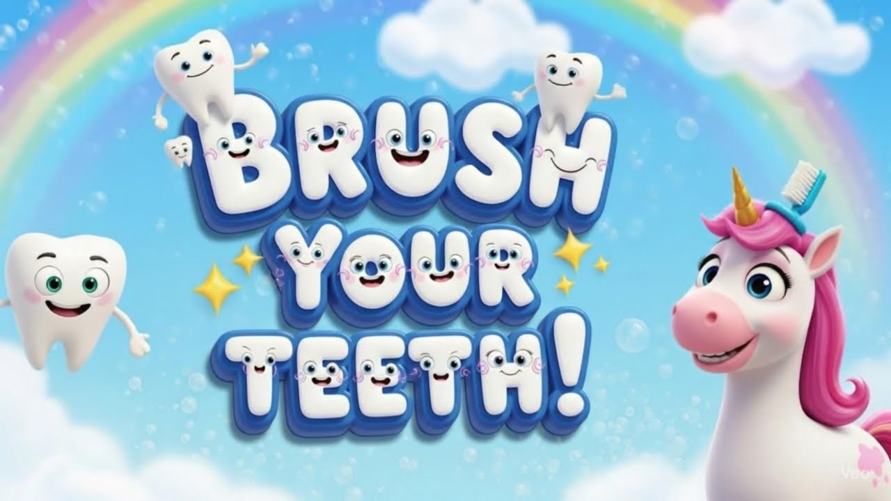 Brush Your Teeth! Fun Kids Song for Brushing Teeth Dental Hygiene for ...