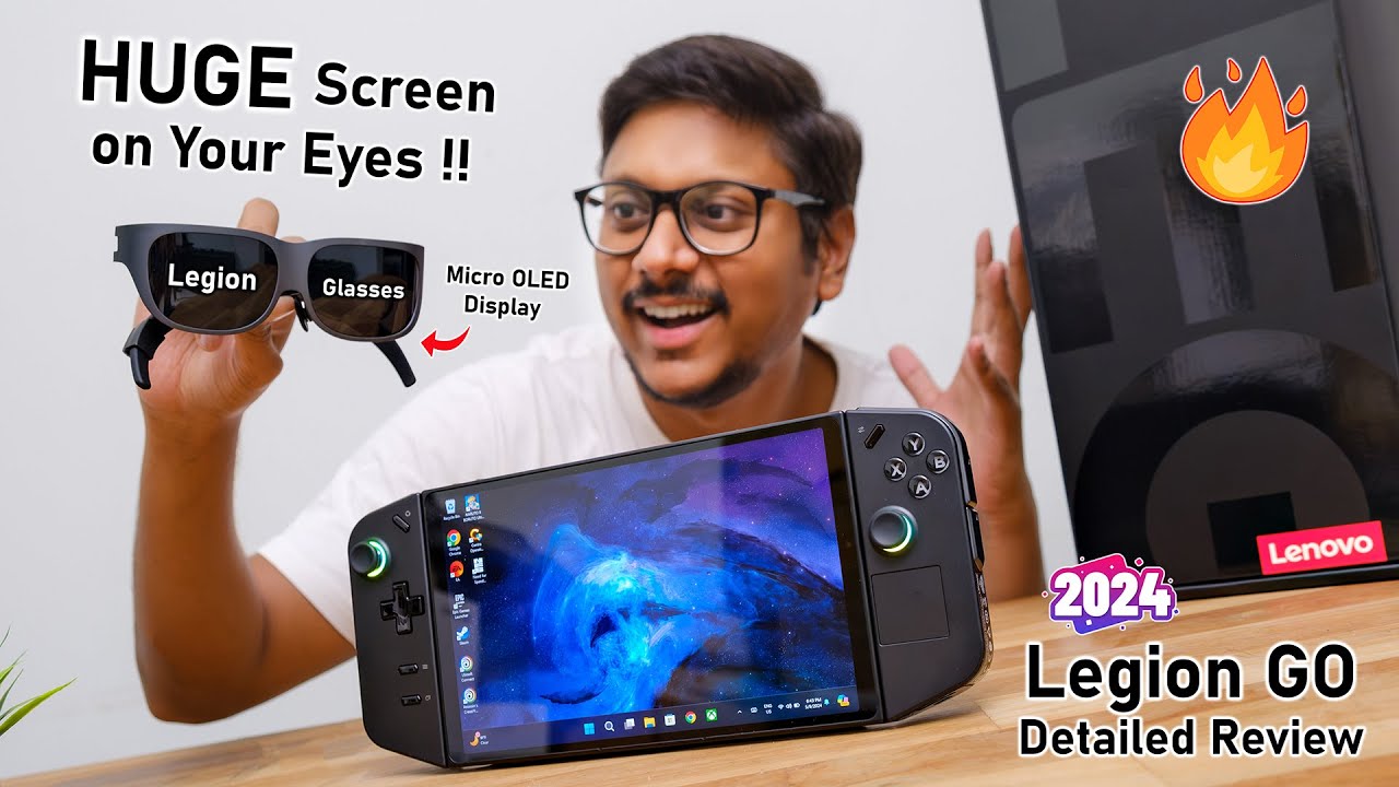Lenovo Legion GO Review & Gaming Test India 2024... Everything You Need ...