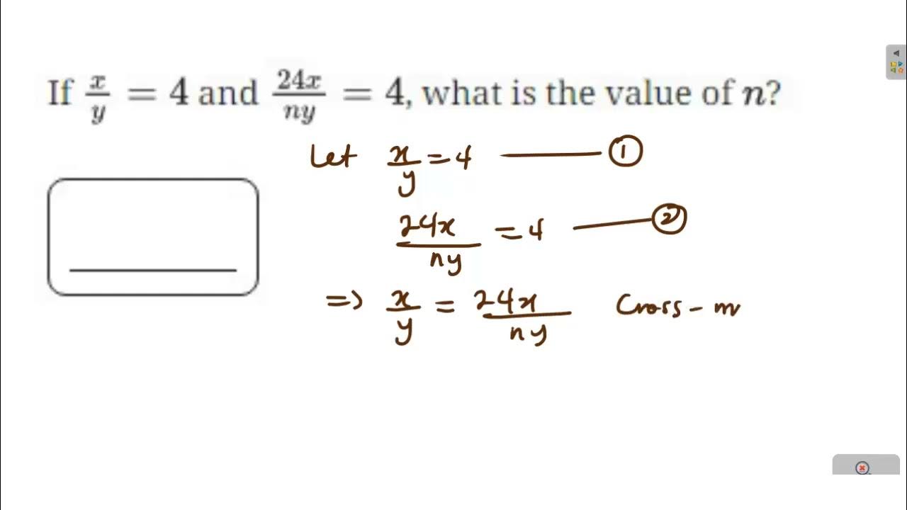 Solving for Unknown Variable in a Given Equation #SAT #Equation #Math #Algebra - YouTube