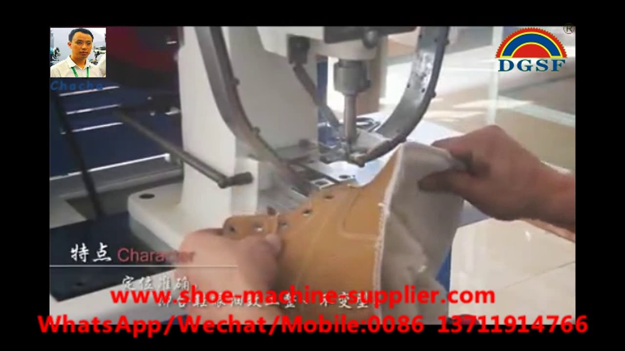 Automatic Double-Side Eyeleting Machine BD-108 - YouTube