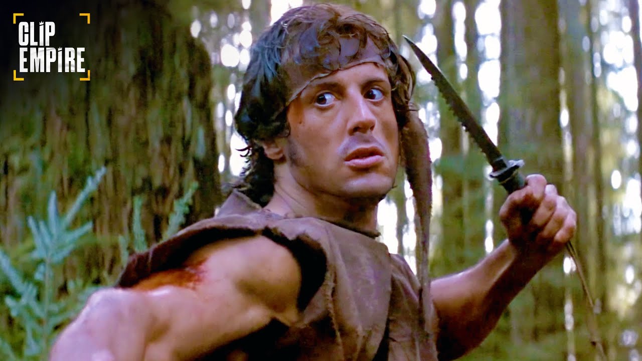 Rambo's Desperate Escape from the Mine (Full Scene) | Rambo: First ...