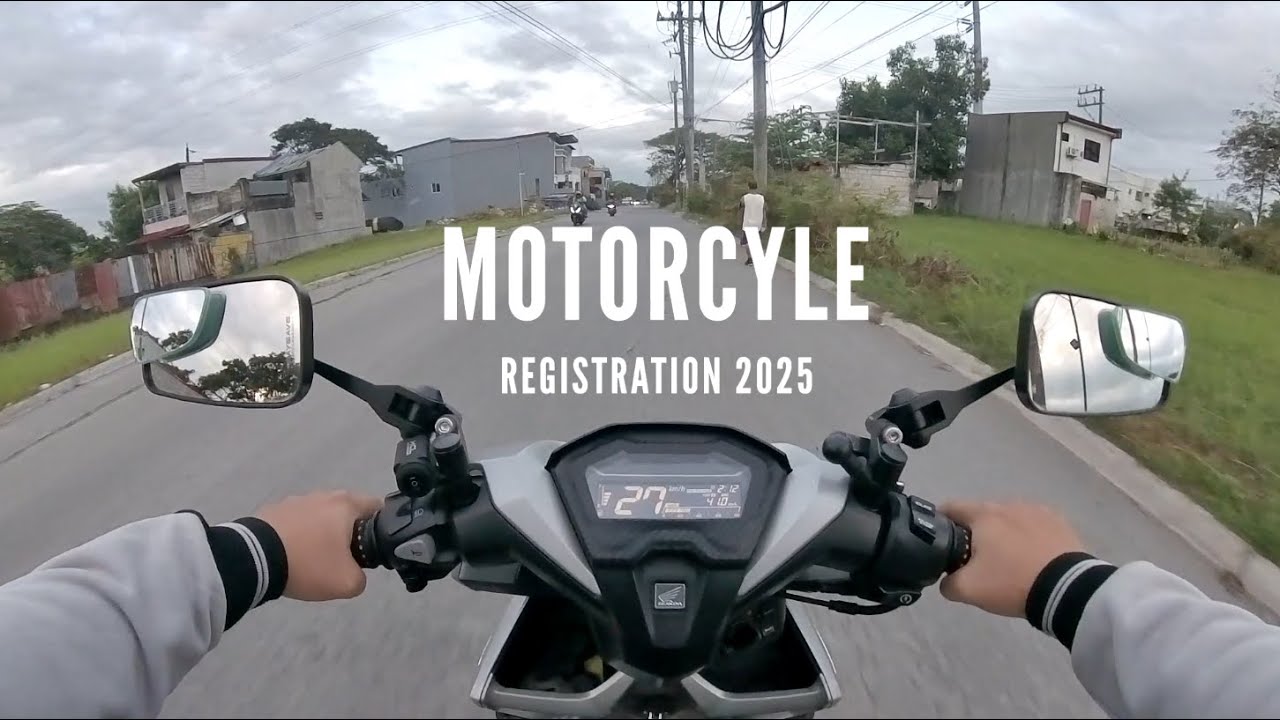LTO Motorcycle Registration Process and Fees 2025 | Pag Rehistro ng ...
