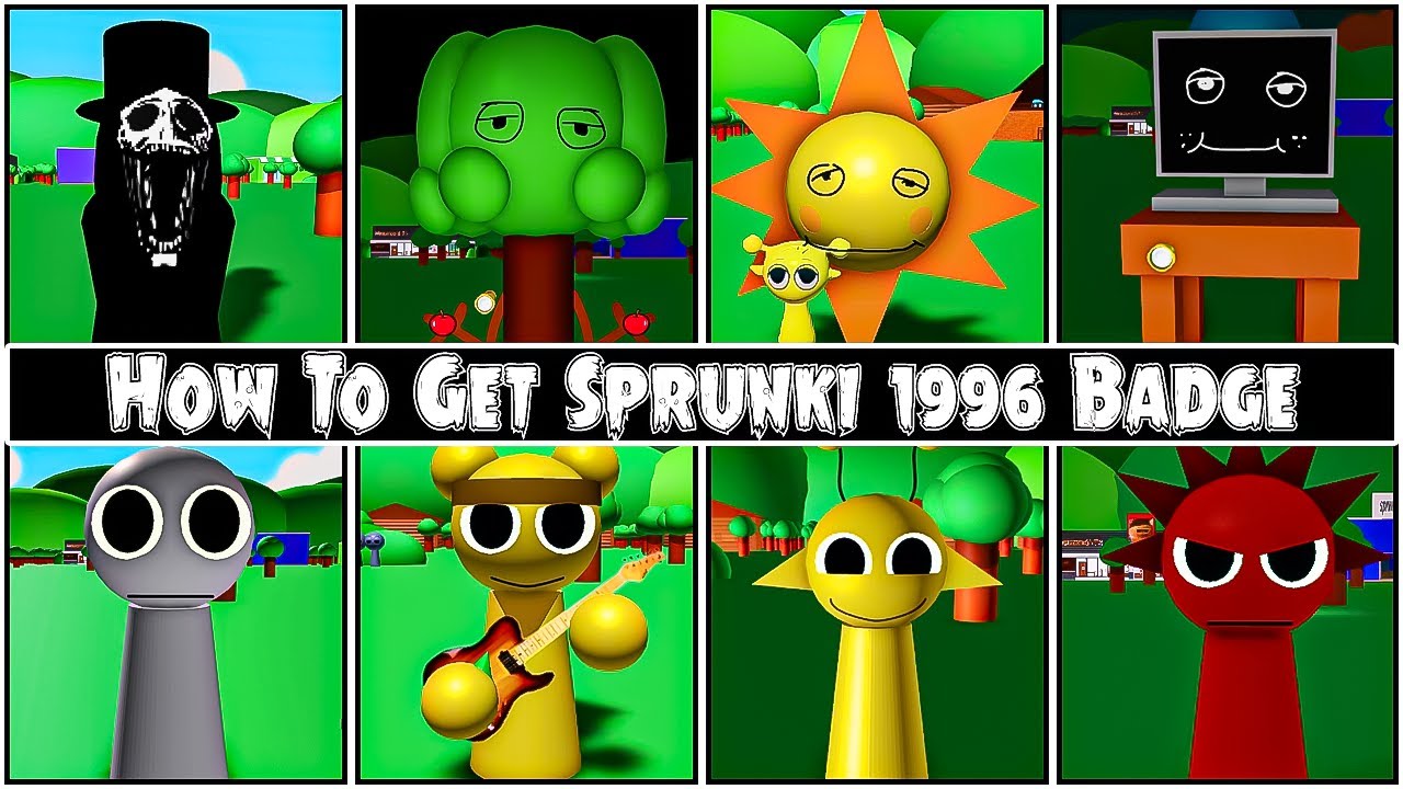How to get Sprunki 1996 Badge & Animations In Sprunki Roleplay [ ROBLOX ...