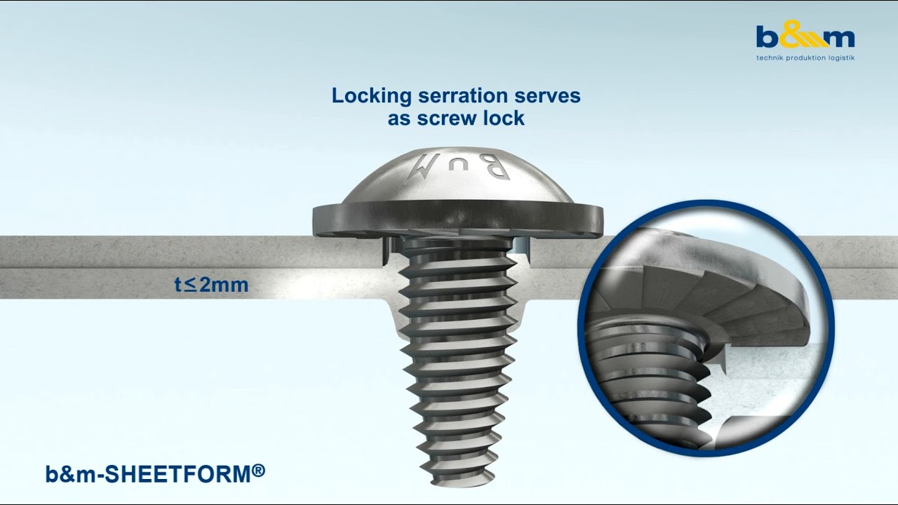 b&m-SHEETFORM® - Specialized direct screwing system for thin sheet ...
