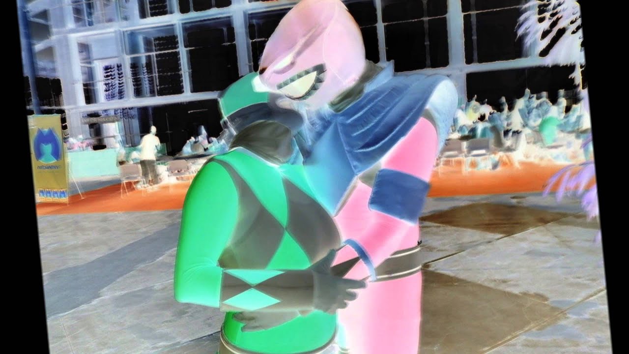 Pink & green ranger - YouTube