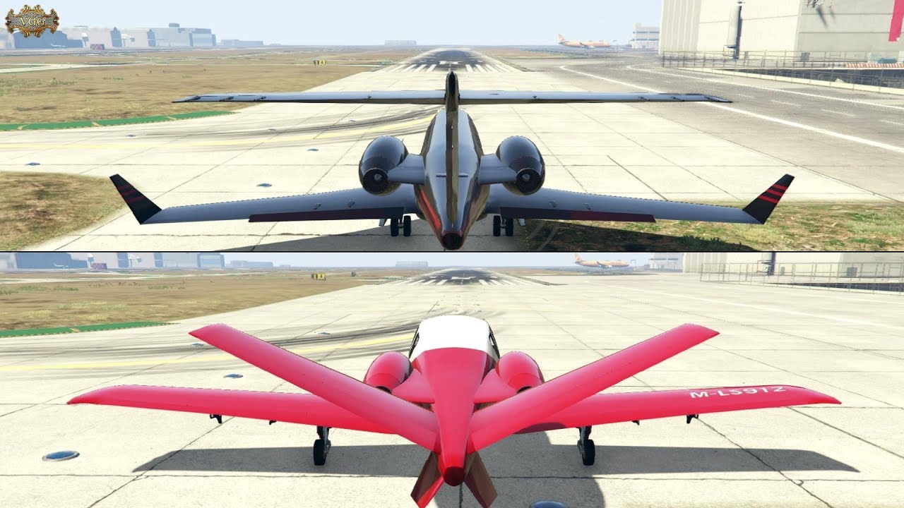 Vestra vs Luxor Plane Drag Race GTA V - YouTube