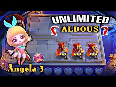 Unlimited ALDOUS x3 Trick | Angela Skill 3 Magic chess!! - YouTube