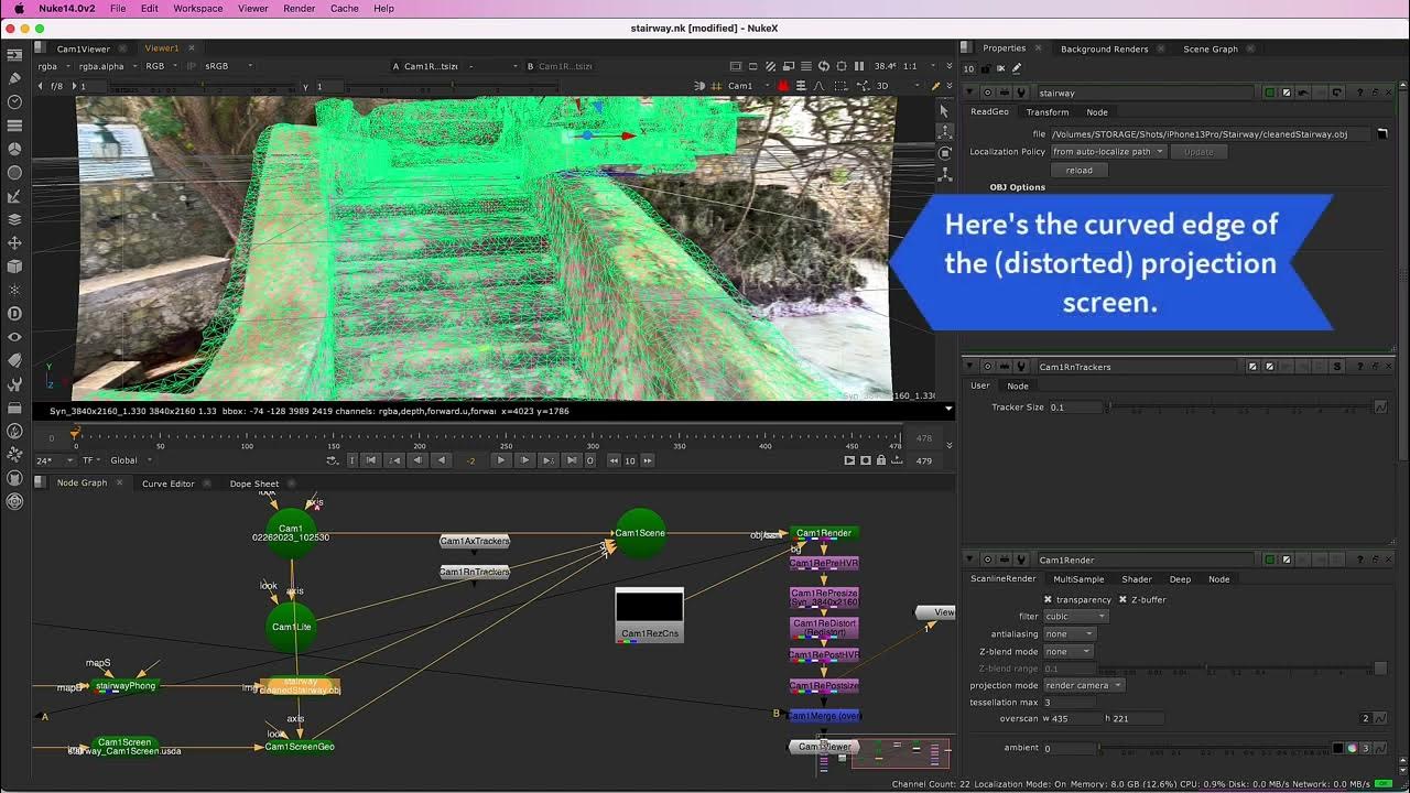 Export to Nuke with Anamorphic Lens Distortion - YouTube