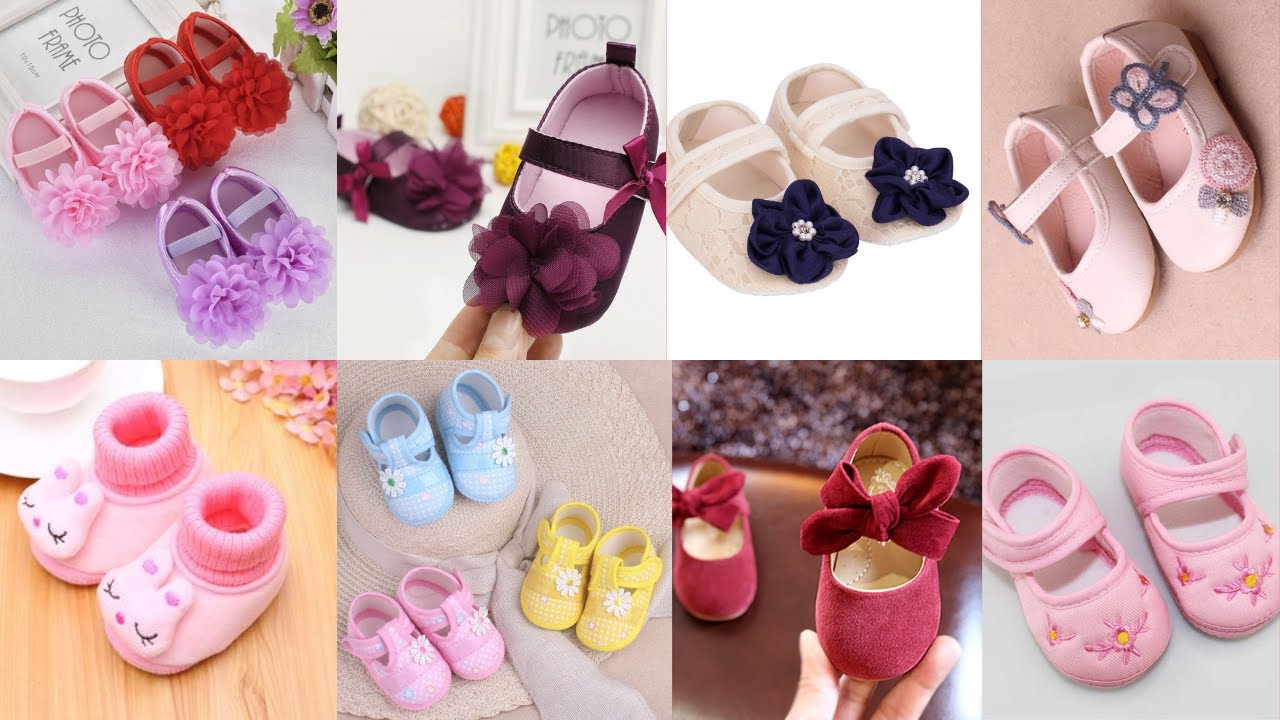 New baby girl shoes style ideas//Baby Shoes Collection For kids - YouTube