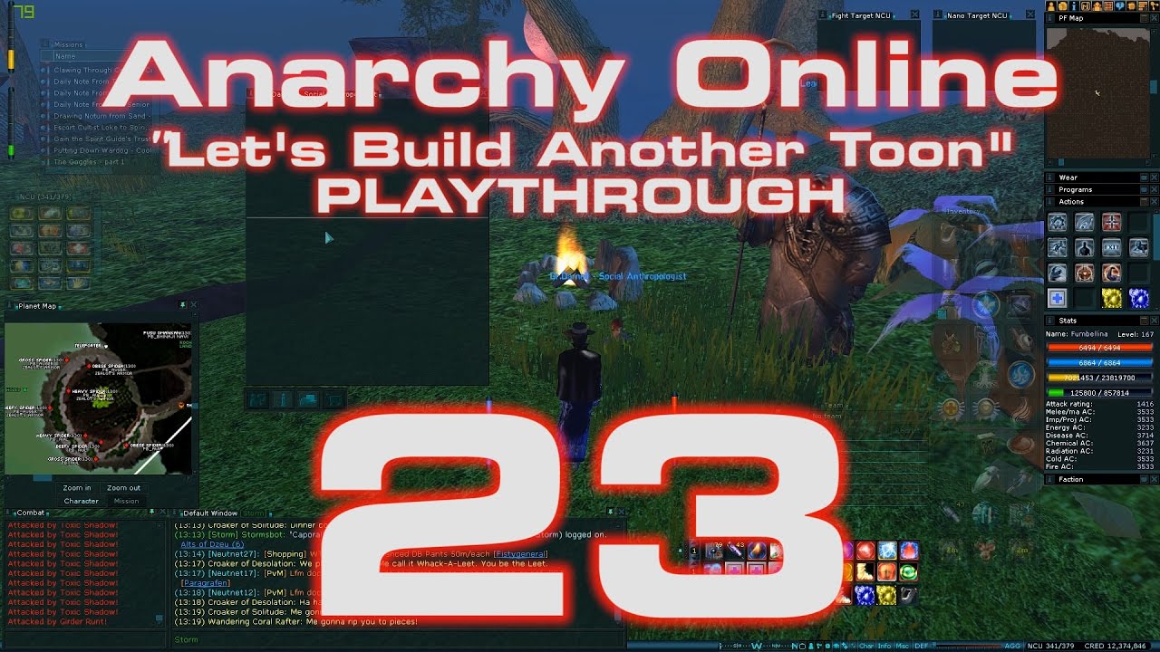 Anarchy Online 18.8 "Let's build ANOTHER toon" part # 23 [ Scientists ...