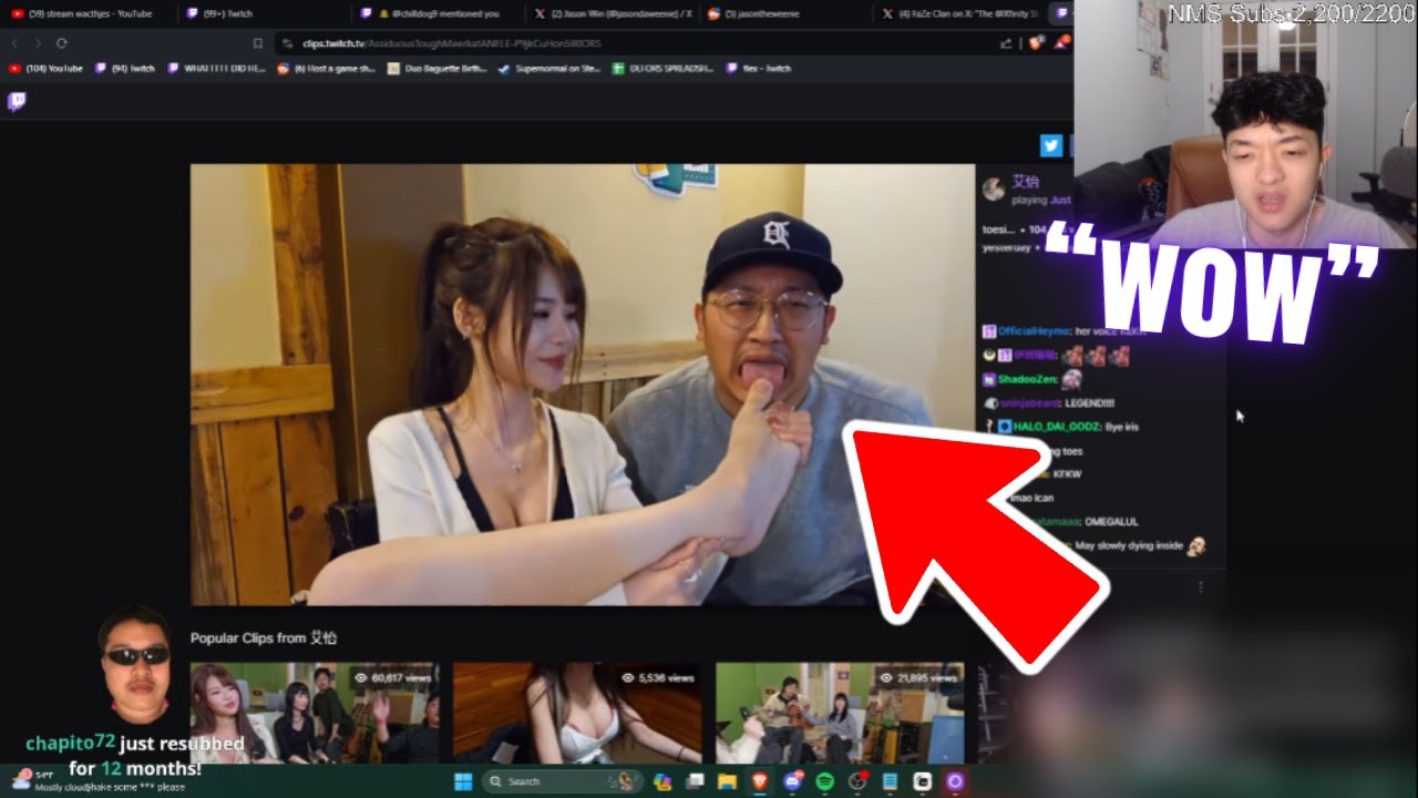 Jason Reacts to freaky twitch streamer - YouTube