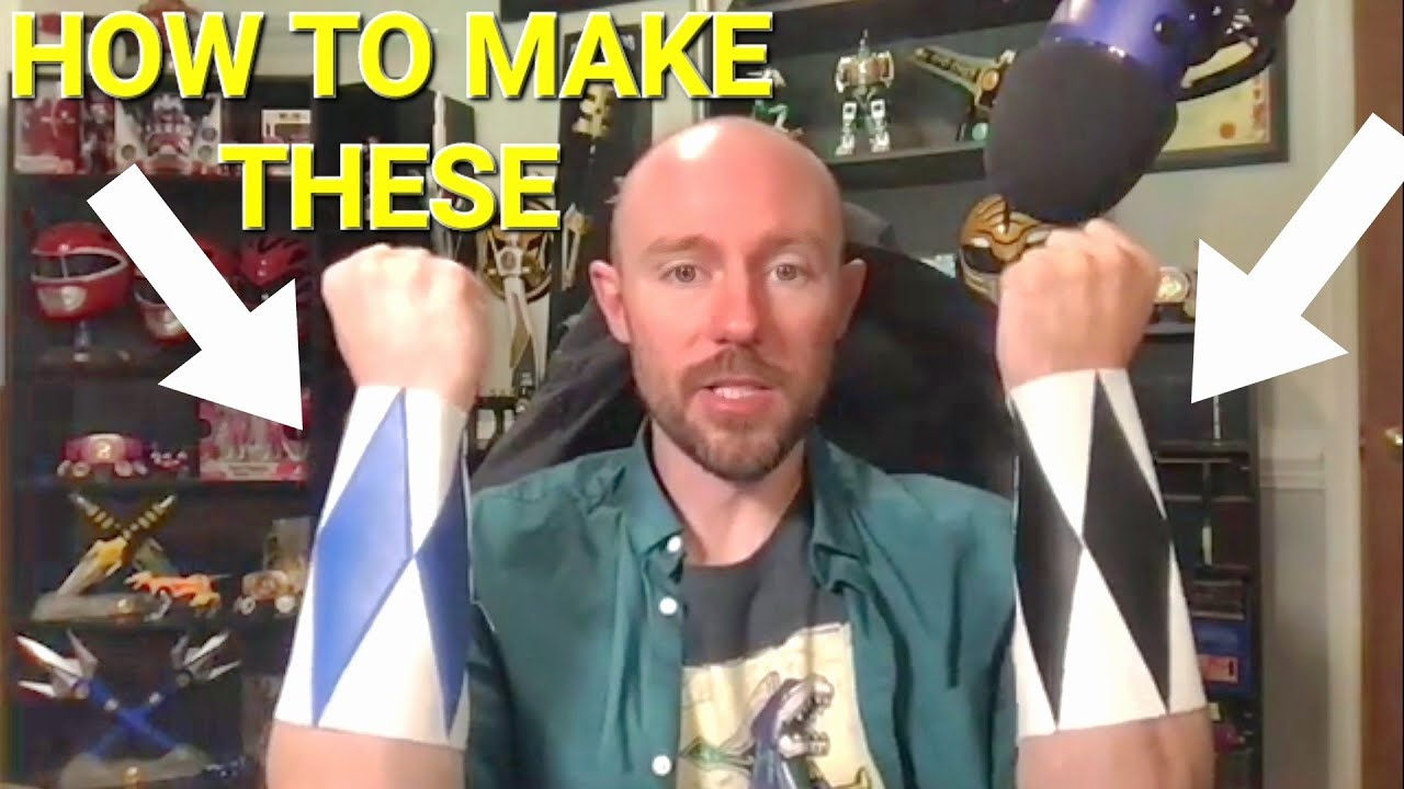 How to make Power Rangers Wrist Bracer/Gauntlet | DIY Cosplay - YouTube