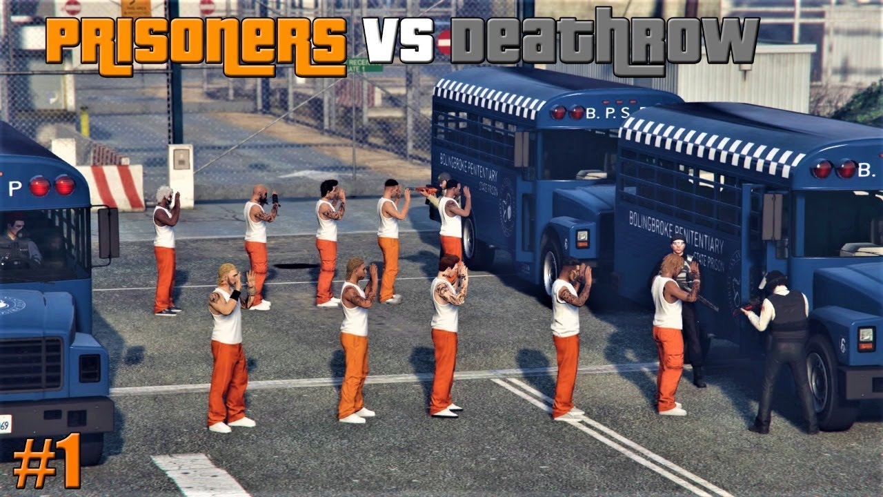 PRISONERS VS DEATH-ROW - GTA 5 ROLEPLAY - YouTube