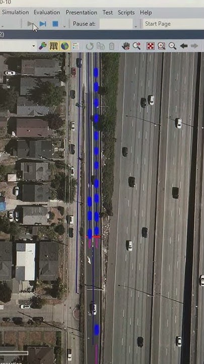 Ramp Metering HOV Bypass Lane in VISSIM - YouTube