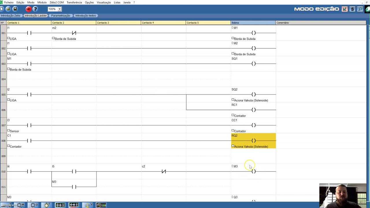 Controlador Logico Programável - Resolução de Exercício - Contador ...